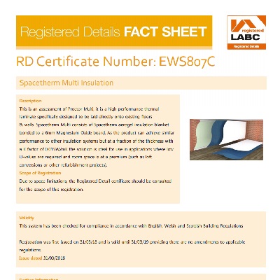 Spacetherm® Aerogel Insulation | A. Proctor Group Ltd.